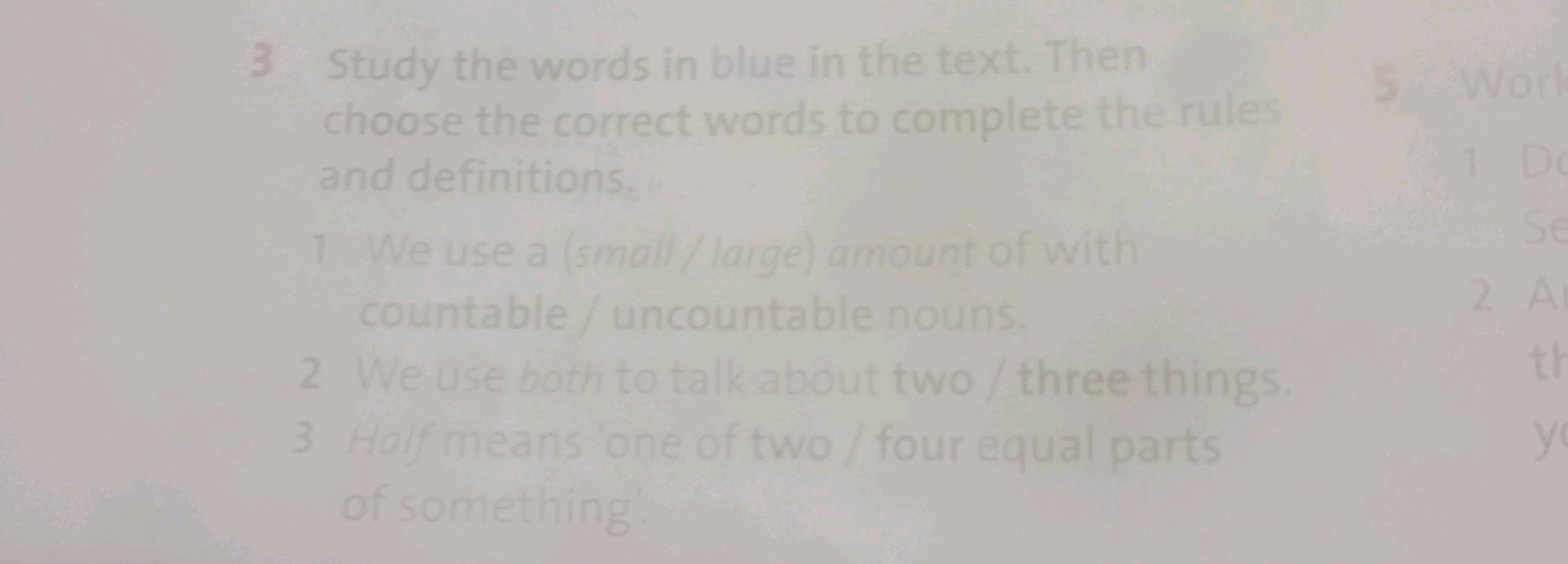 Study the words in blue in the text. Then | StudyX