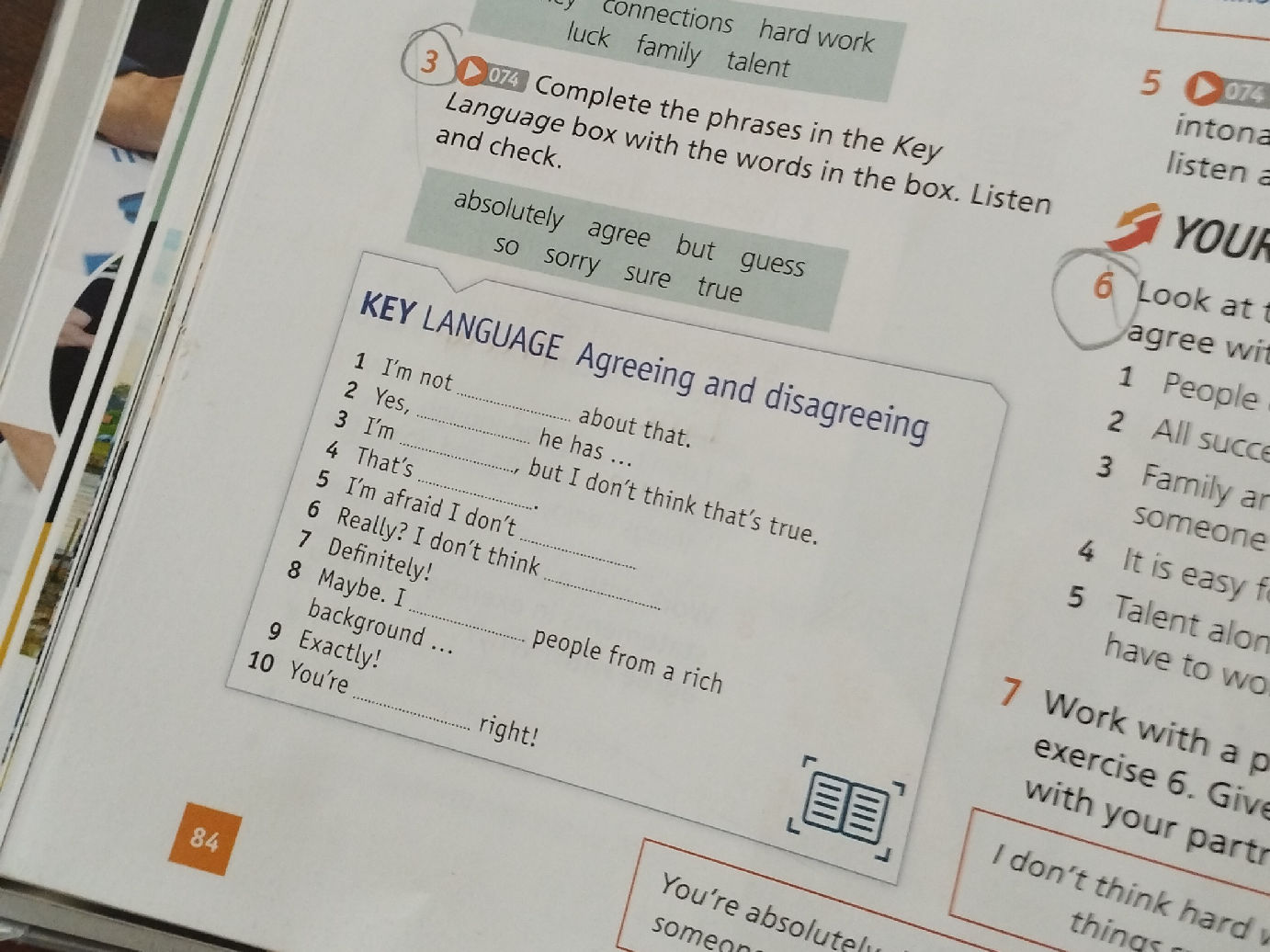 Complete the phrases in the Key Language box | StudyX