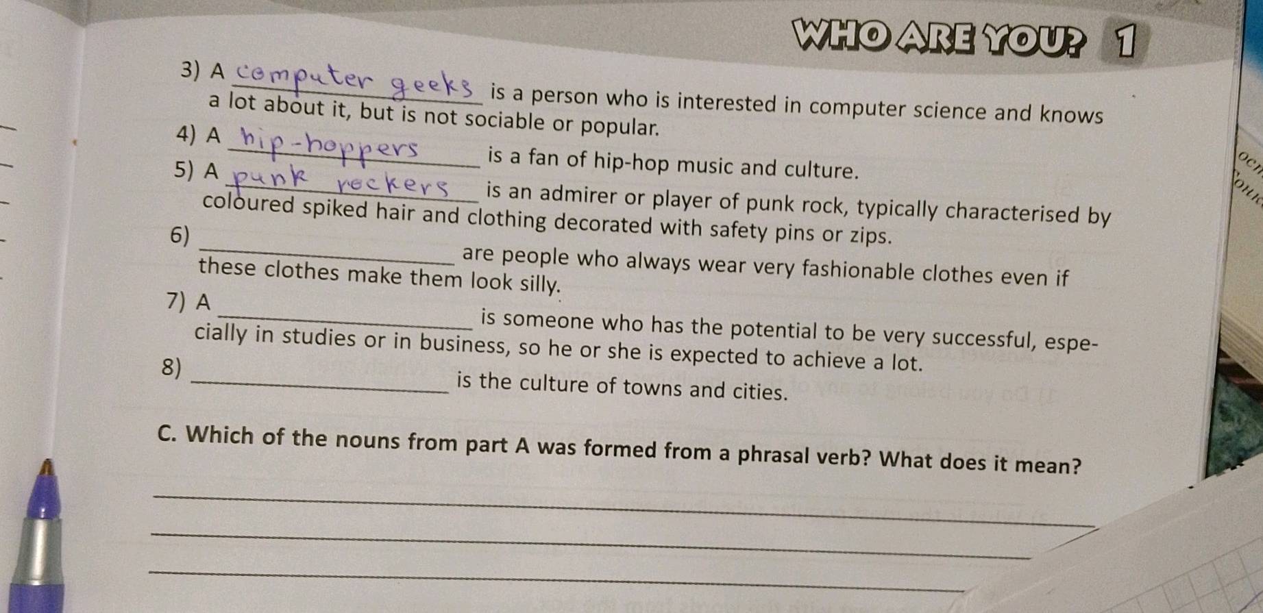 3) A computer geeks is a person who is | StudyX