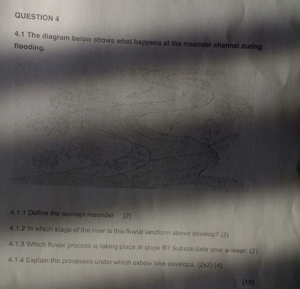 4. 1 The diagram below shows what happens | StudyX