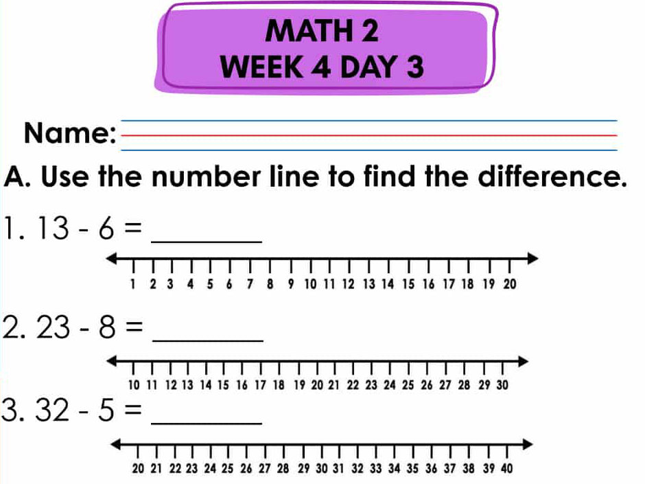 A. Use the number line to find the | StudyX