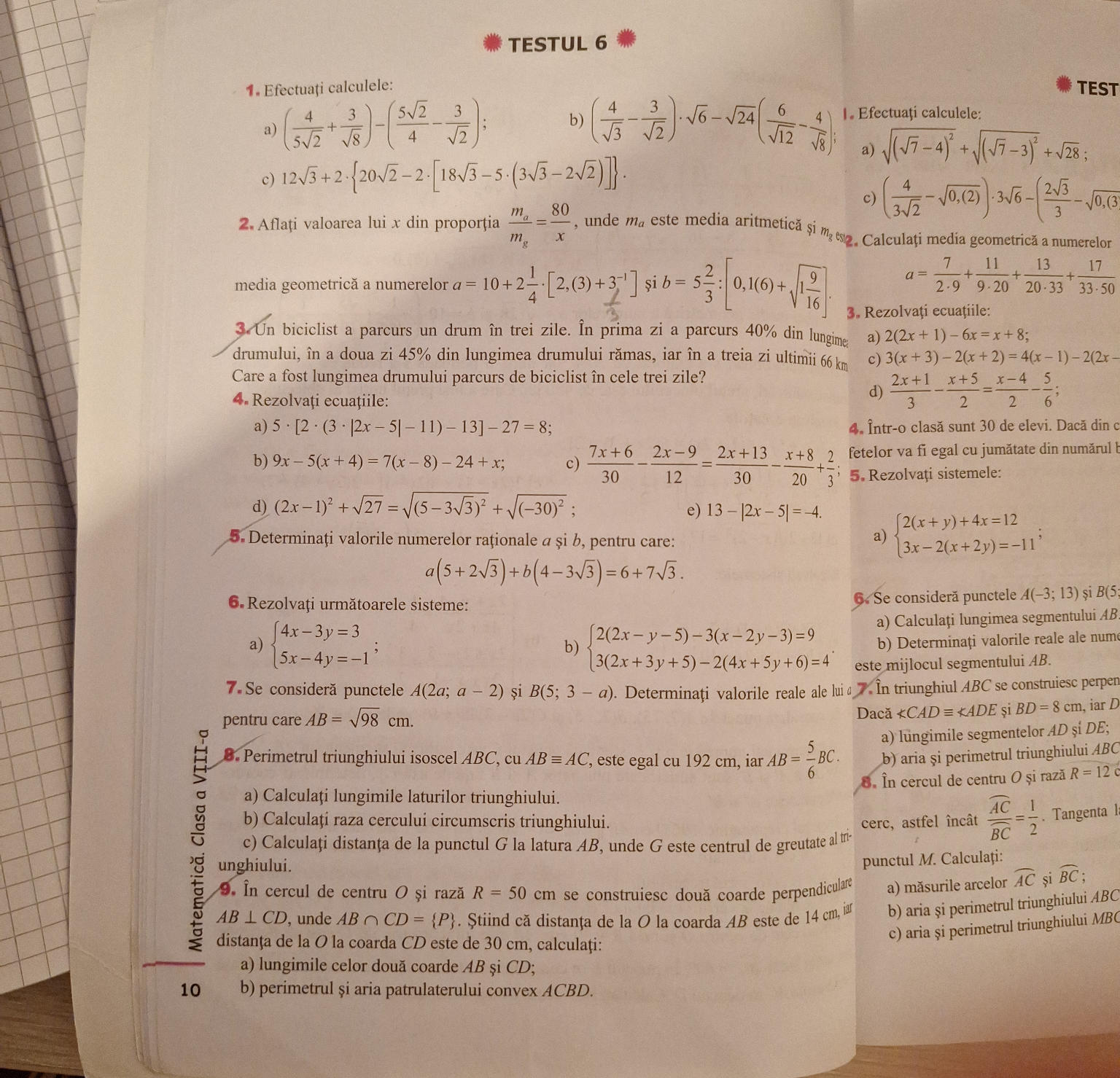 2. Aflați valoarea lui x din proporţia $$ | StudyX