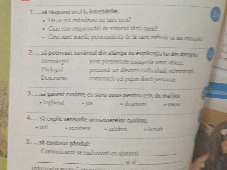 3. ...să găsesc cuvinte cu sens opus pentru | StudyX