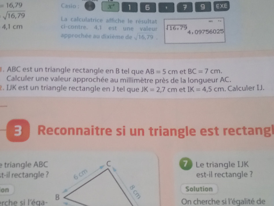 1. ABC est un triangle rectangle en B tel | StudyX
