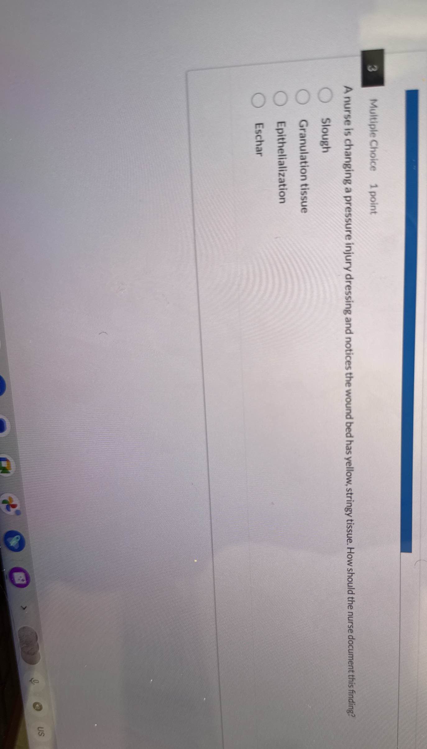 A nurse is changing a pressure injury | StudyX