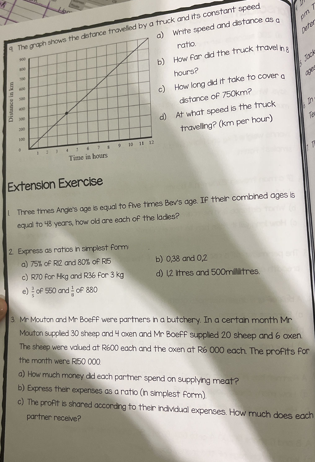 The graph shows the distance travelled by a | StudyX