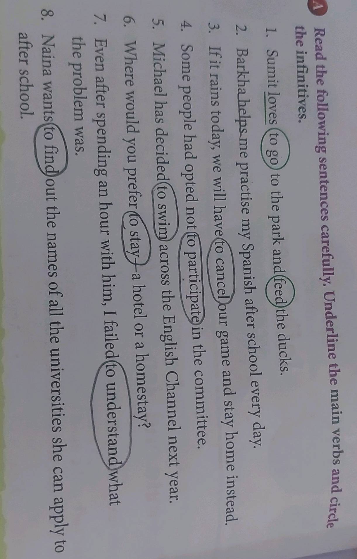 Read the following sentences carefully. | StudyX