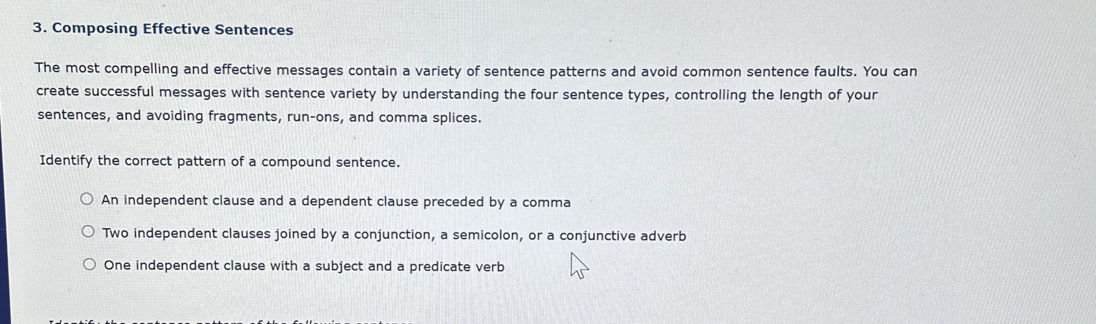 Identify the correct pattern of a compound | StudyX