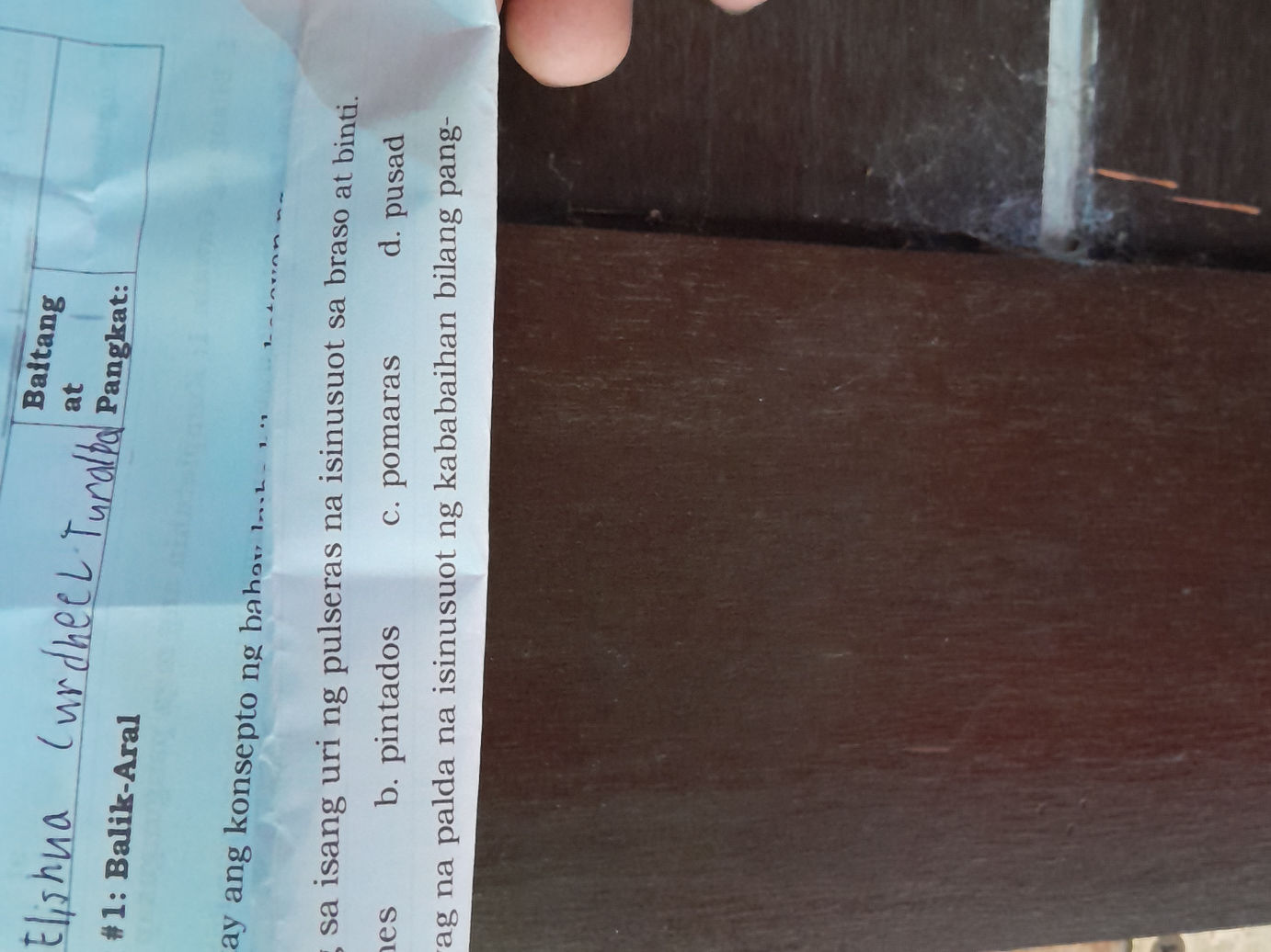 ay ang konsepto ng bahow I..L 1- sa isang | StudyX