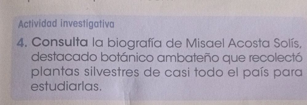 4. Consulta la biografía de Misael Acosta | StudyX