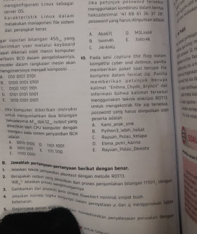 Jawablah pertanyaan-pertanyaan berikut | StudyX