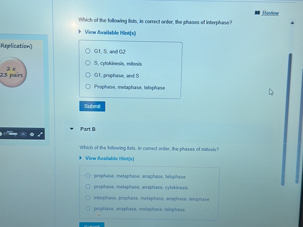 Which of the following lists, in correct | StudyX