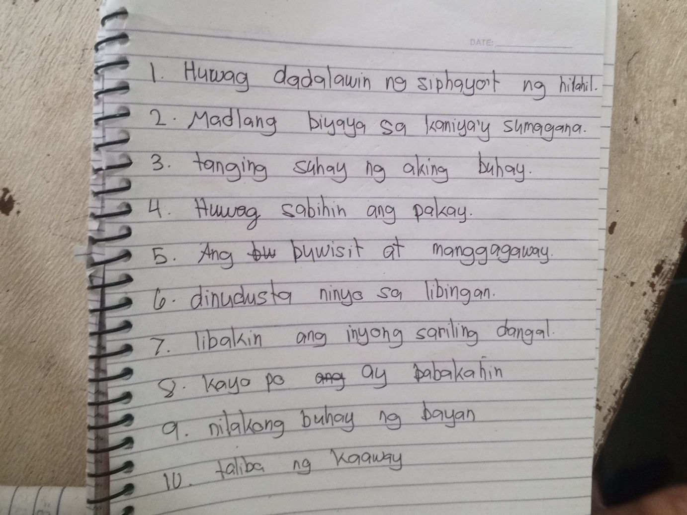 Salawikain: Ang bu buwisit at manggagaway | StudyX