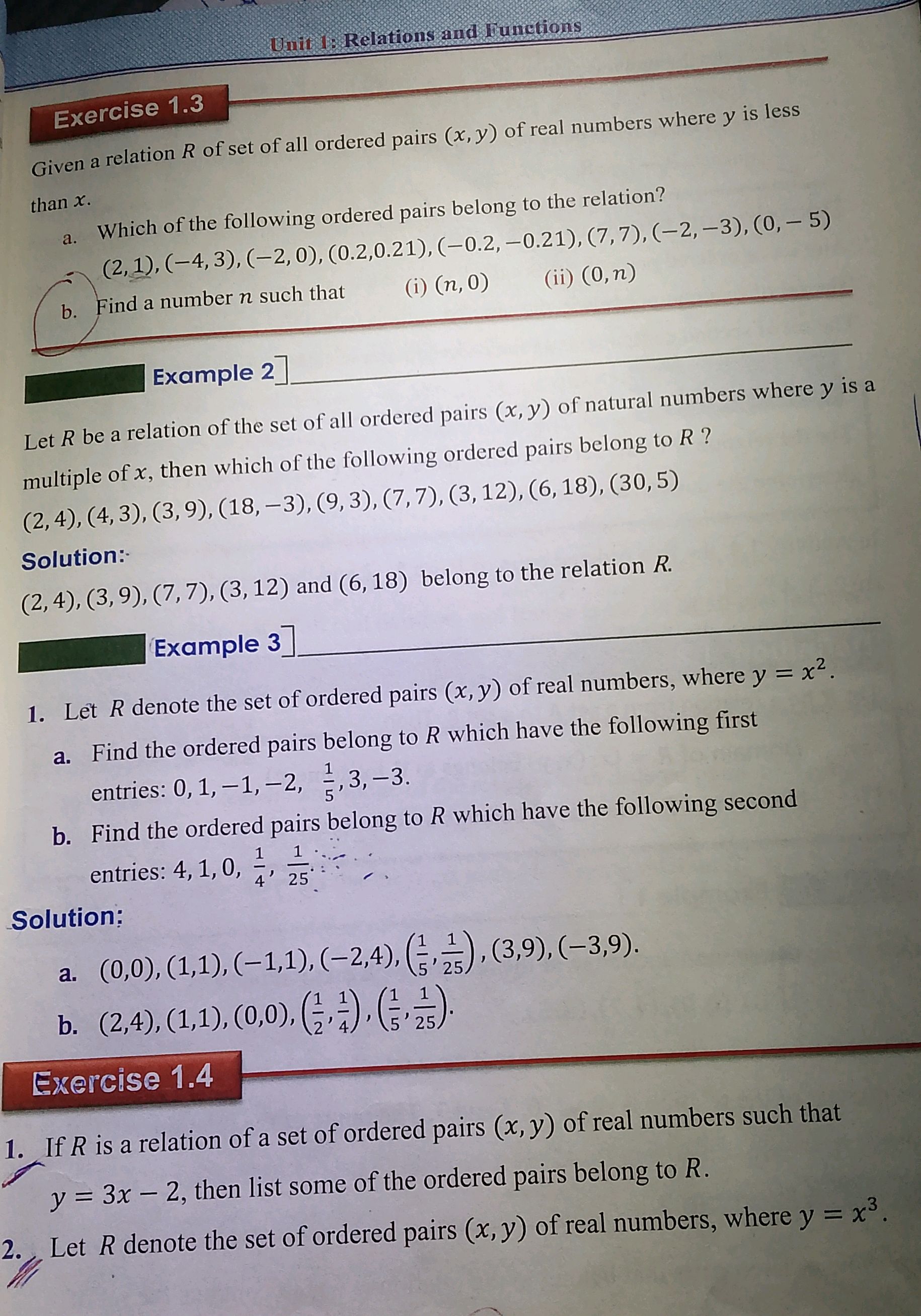 Given a relation R of set of all ordered | StudyX