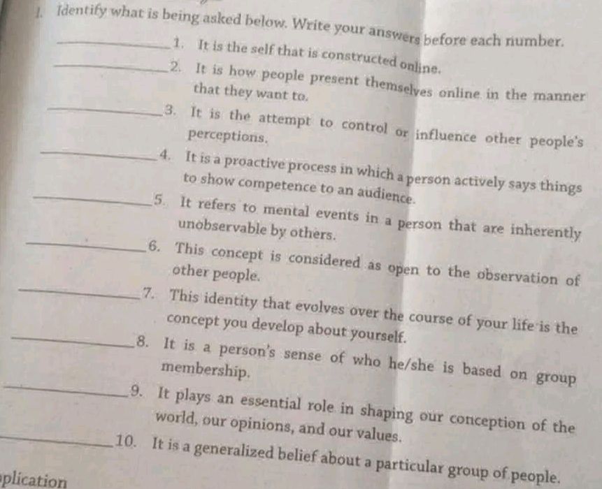 Identify what is being asked below. Write | StudyX