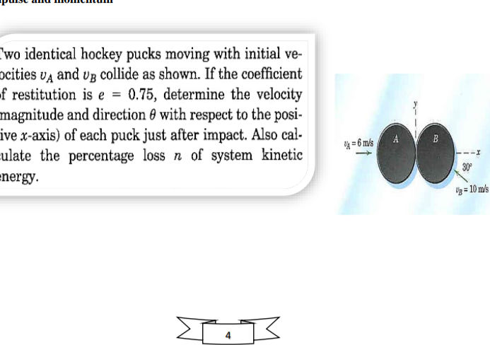 Two identical hockey pucks moving with | StudyX