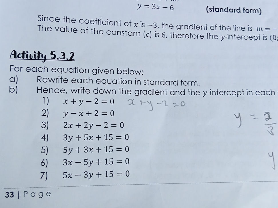 For each equation given below: a) Rewrite | StudyX