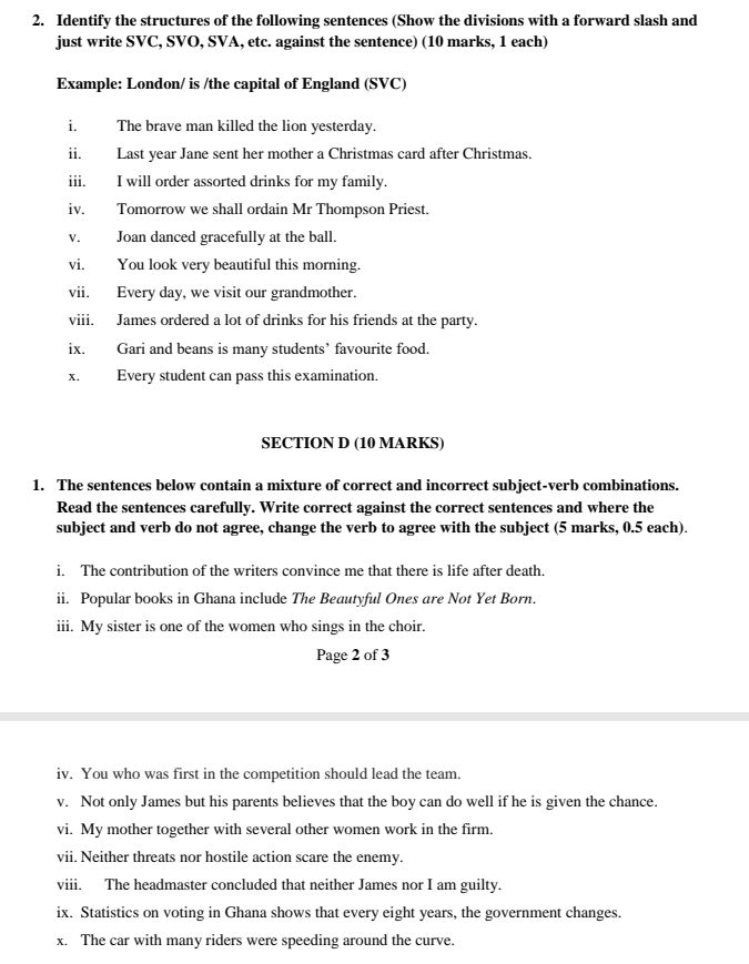 2. Identify the structures of the following | StudyX