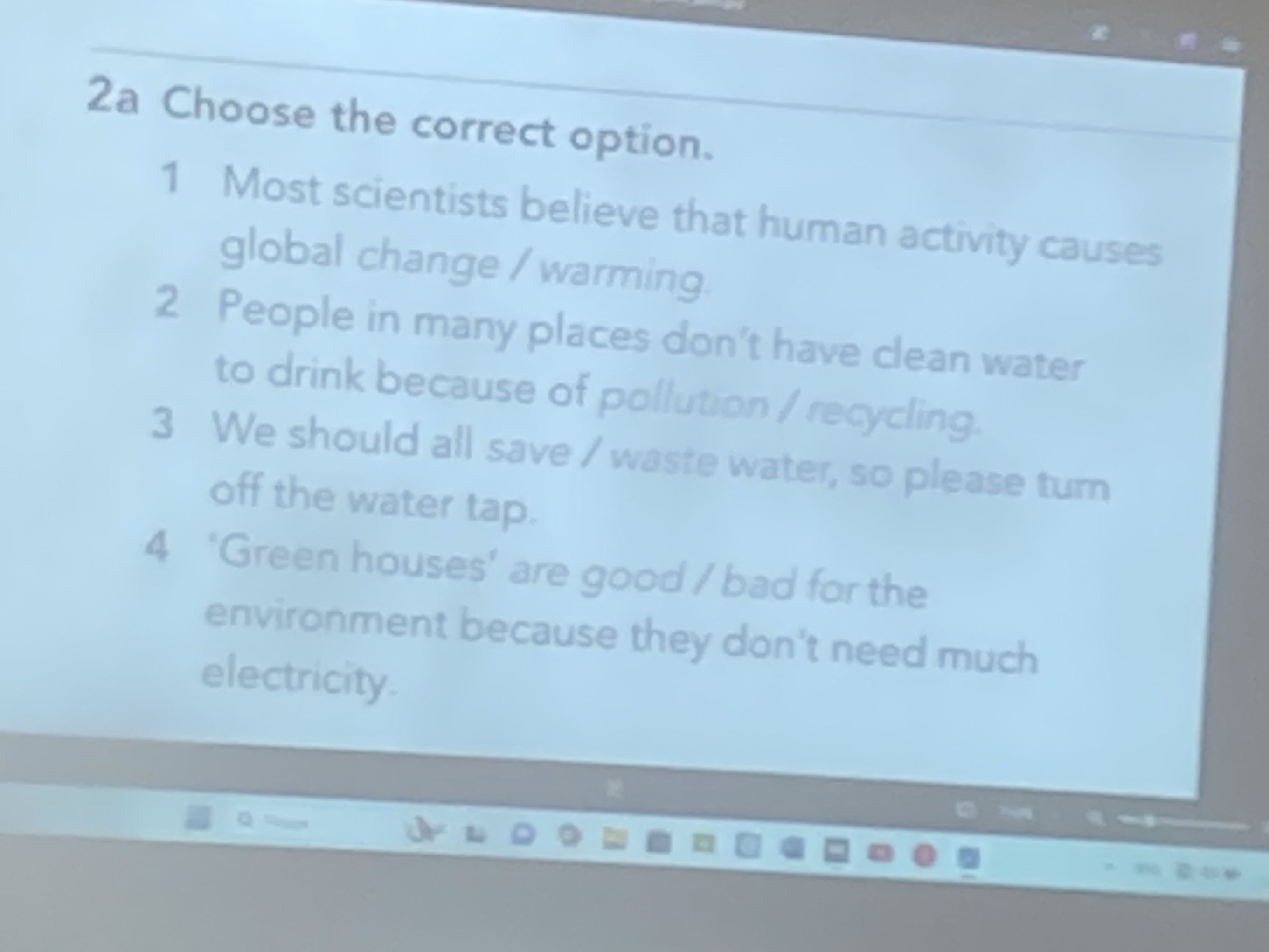 2a Choose the correct option. 1 Most | StudyX