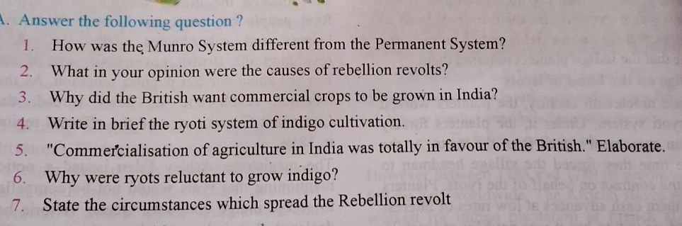 A. Answer the following question ? 1. How | StudyX