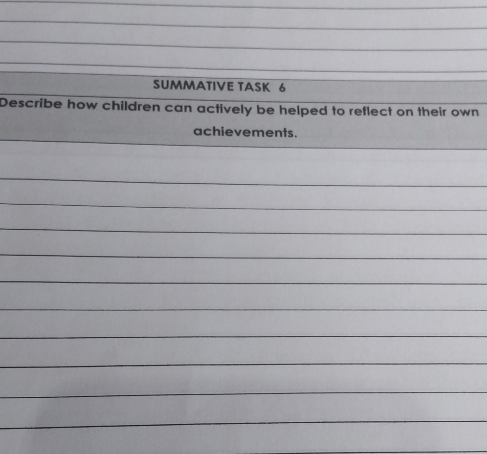 Describe how children can actively be helped | StudyX