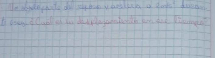 Un objeto parte del reposo y acelera a 2 | StudyX