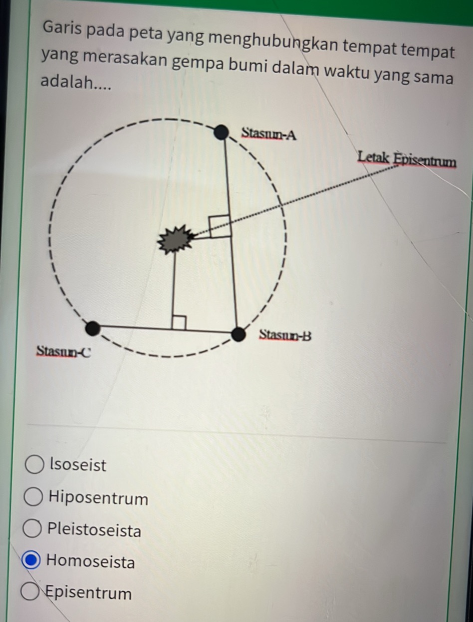 Garis pada peta yang menghubungkan tempat | StudyX