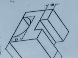 The image shows a 3D geometric shape with | StudyX