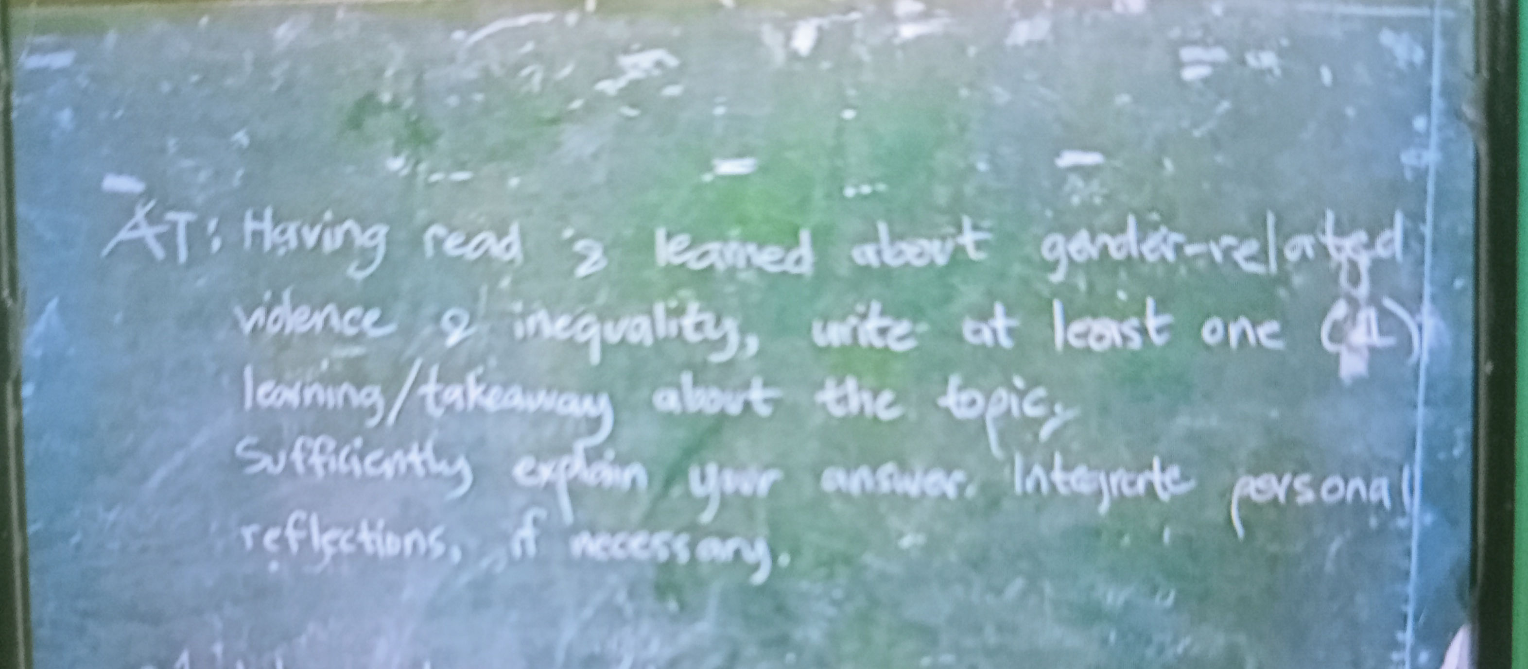 AT: Having read learned about | StudyX