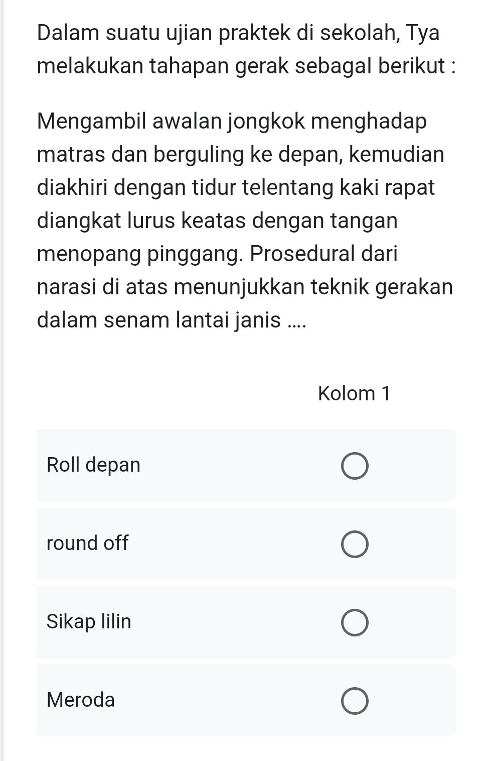 Dalam suatu ujian praktek di sekolah, Tya | StudyX