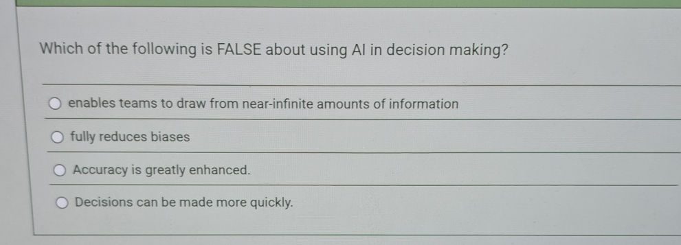 Which of the following is FALSE about using | StudyX