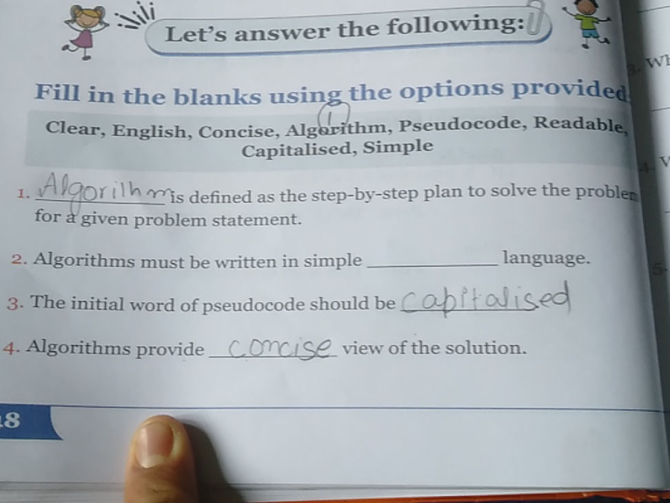 Fill in the blanks using the options | StudyX