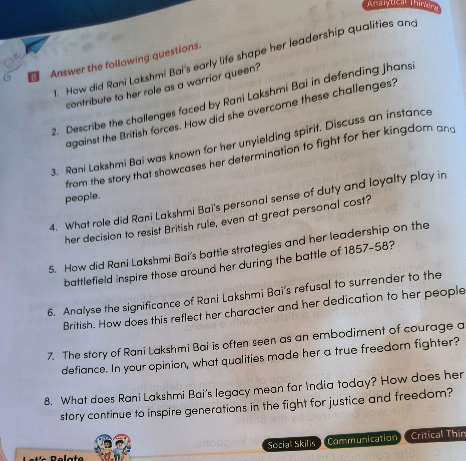 Answer the following questions. 1. How did | StudyX