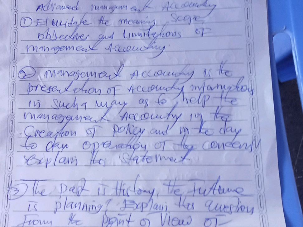 1. Elucidate the meaning, scope, objectives | StudyX