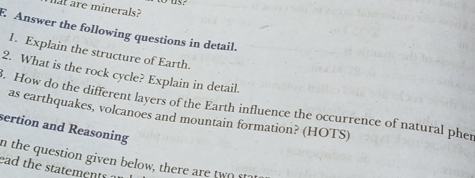 F. Answer the following questions in detail. | StudyX