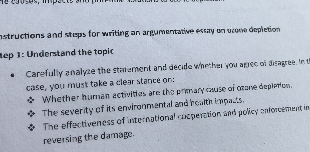 Instructions and steps for writing an | StudyX