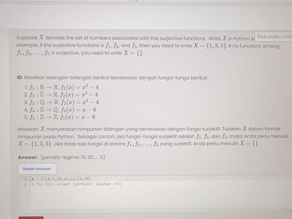 Suppose X denotes the set of numbers | StudyX
