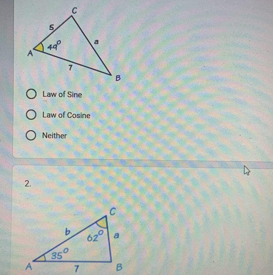 2. Consider the triangle with sides and | StudyX