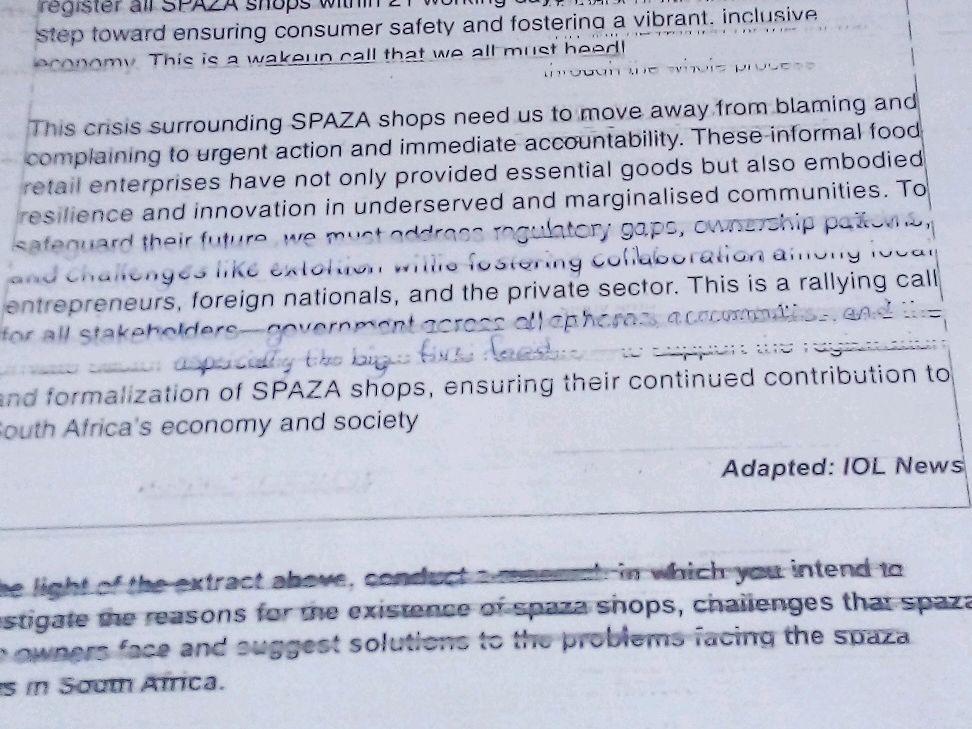 In the light of the extract above, conduct a | StudyX