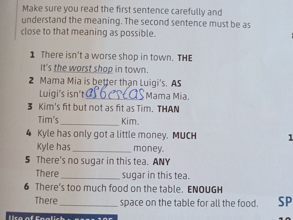 Make sure you read the first sentence | StudyX