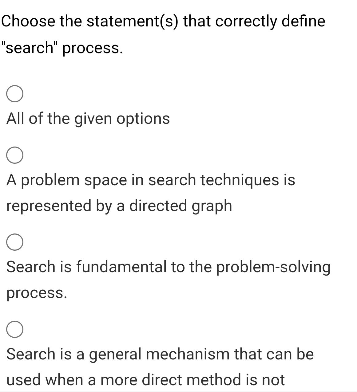 Choose the statement(s) that correctly | StudyX