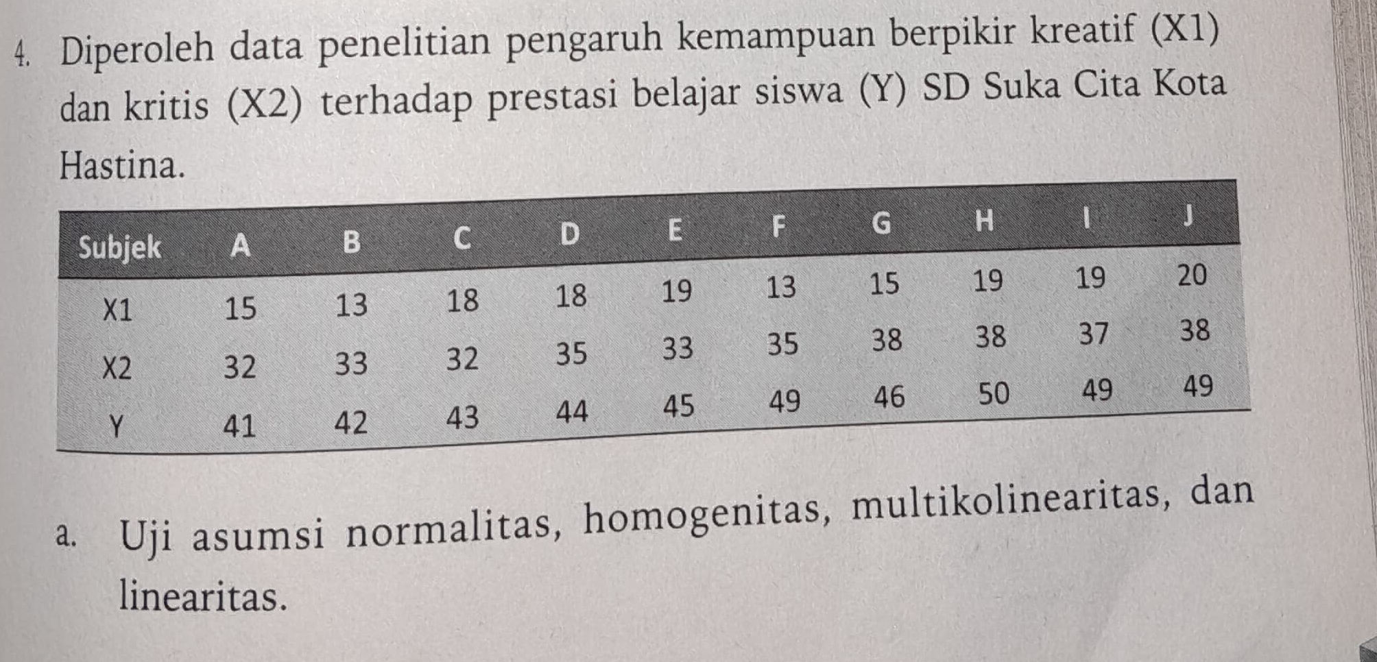 4. Diperoleh data penelitian pengaruh | StudyX