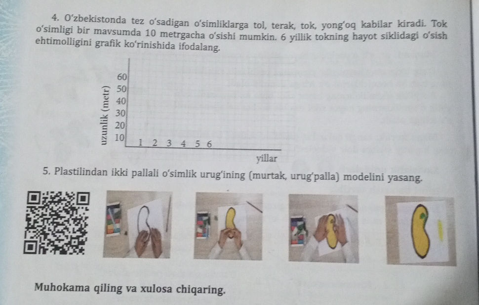 4. O'zbekistonda tez o'sadigan o'simliklarga | StudyX