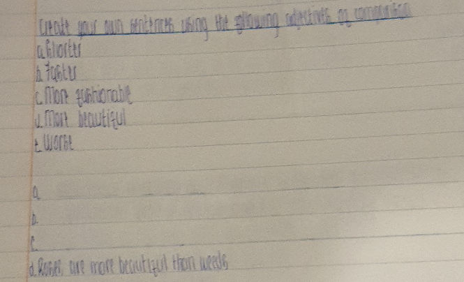 Create your own sentences using the | StudyX