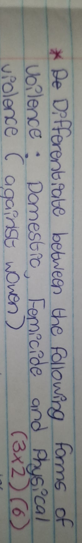 Differentiate between the following forms of | StudyX