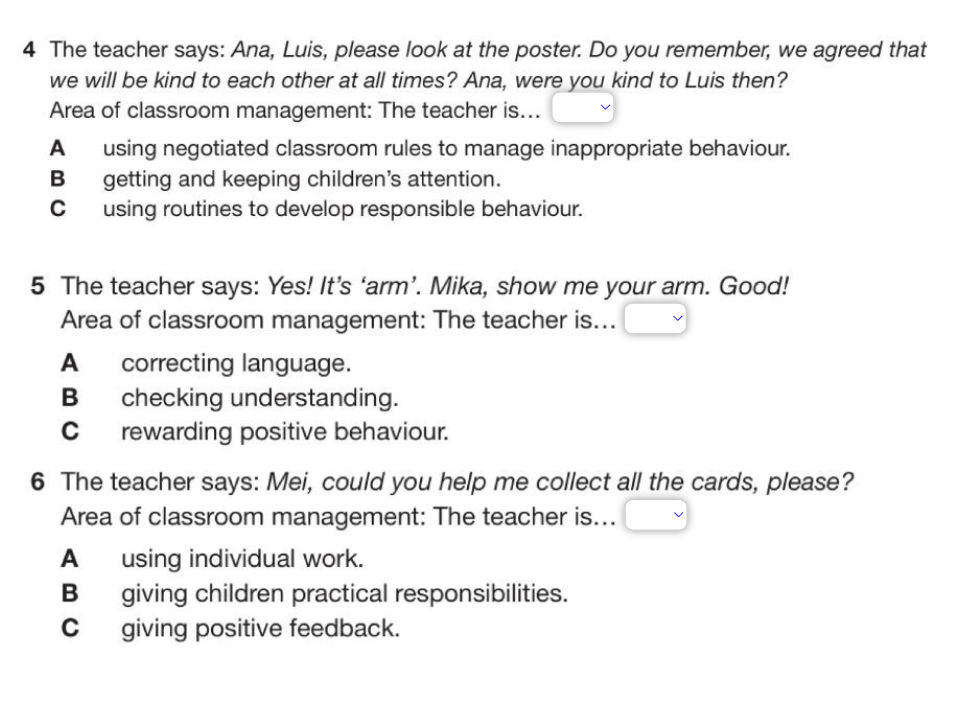 4 The teacher says: Ana, Luis, please look | StudyX