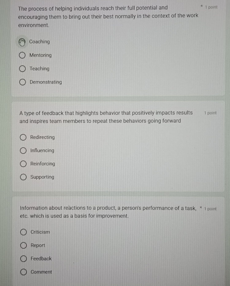 The process of helping individuals reach | StudyX
