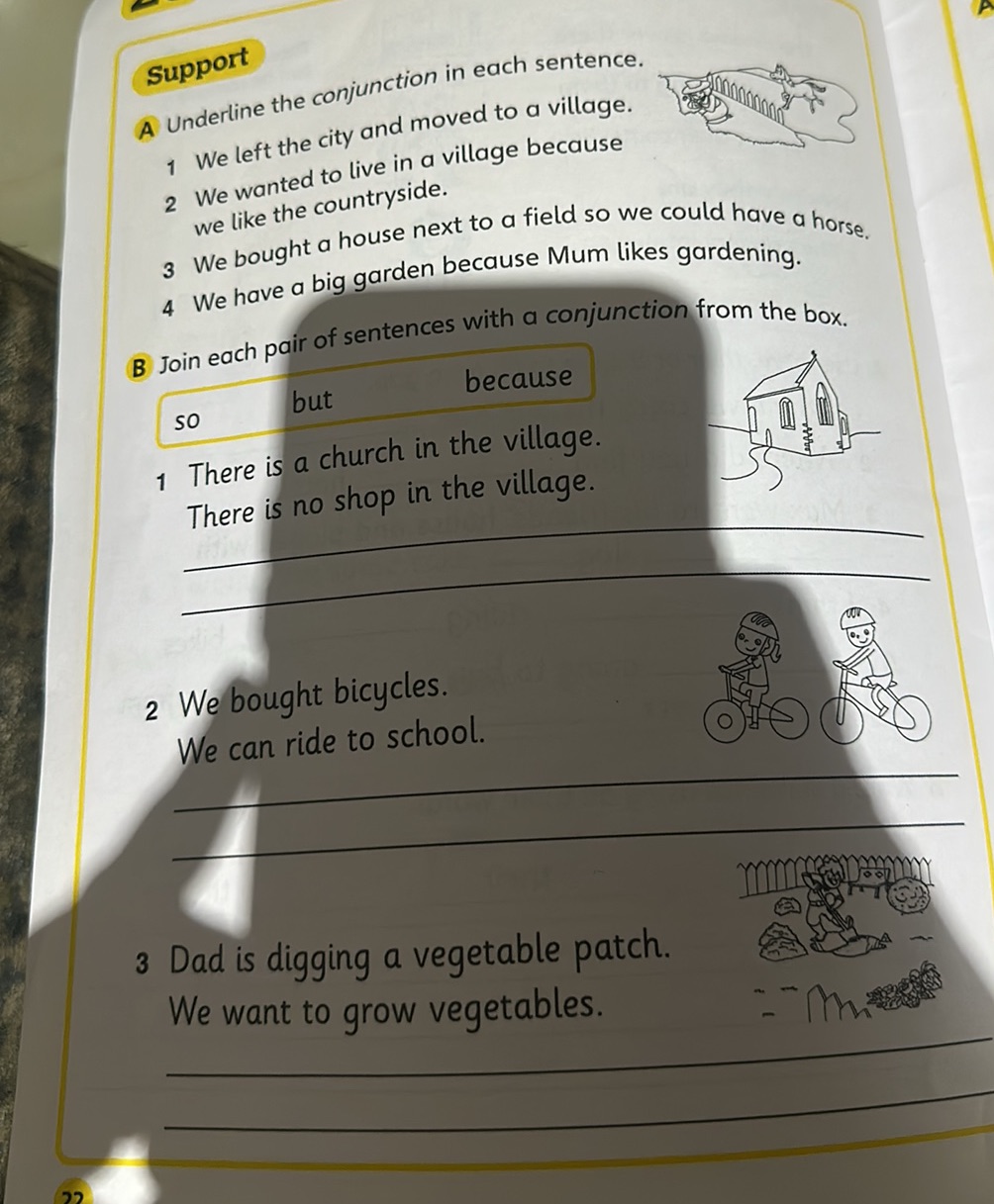 A Underline the conjunction in each | StudyX