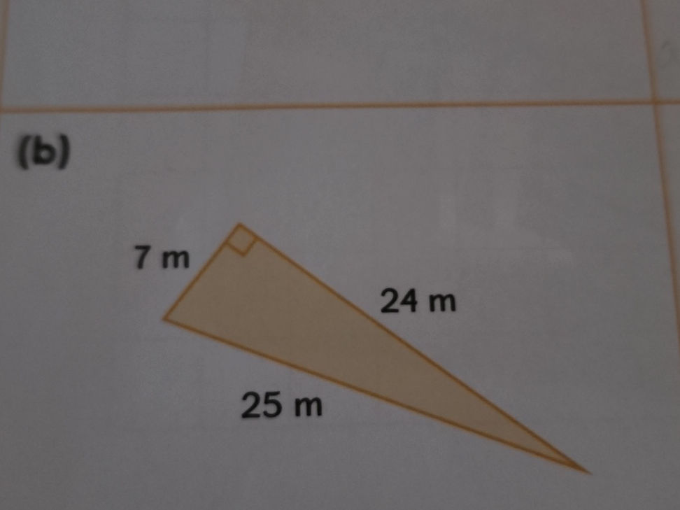 The image shows a right triangle with sides | StudyX