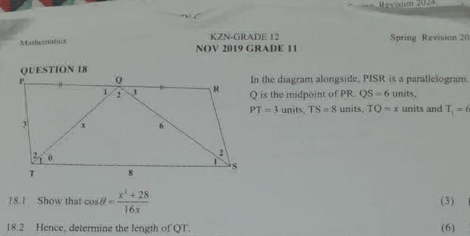 In the diagram alongside, PISR is a | StudyX